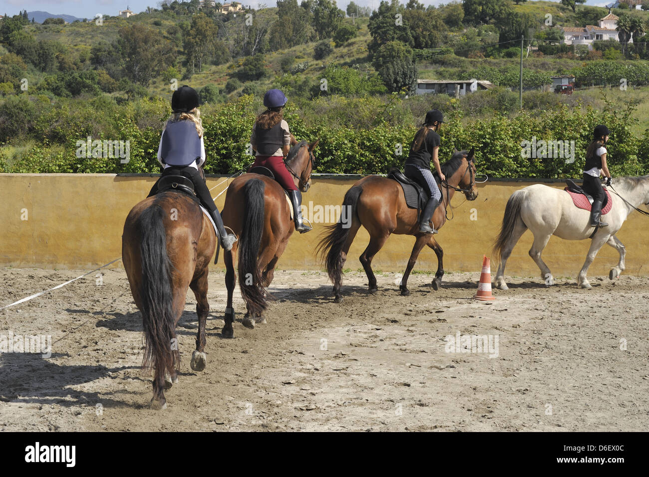 Riding lesson hi-res stock photography and images - Alamy
