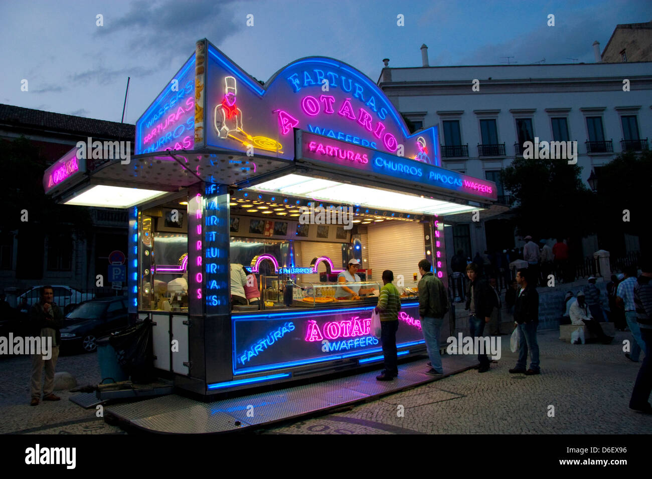 Churros stand hi-res stock photography and images - Alamy