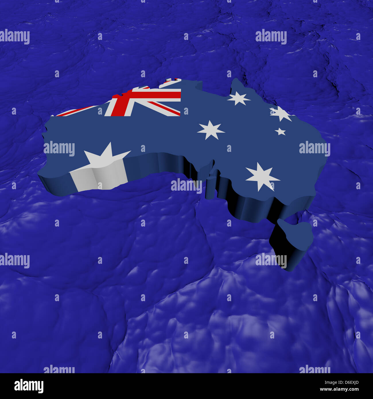 Map of australia ocean hi-res stock photography and images - Alamy