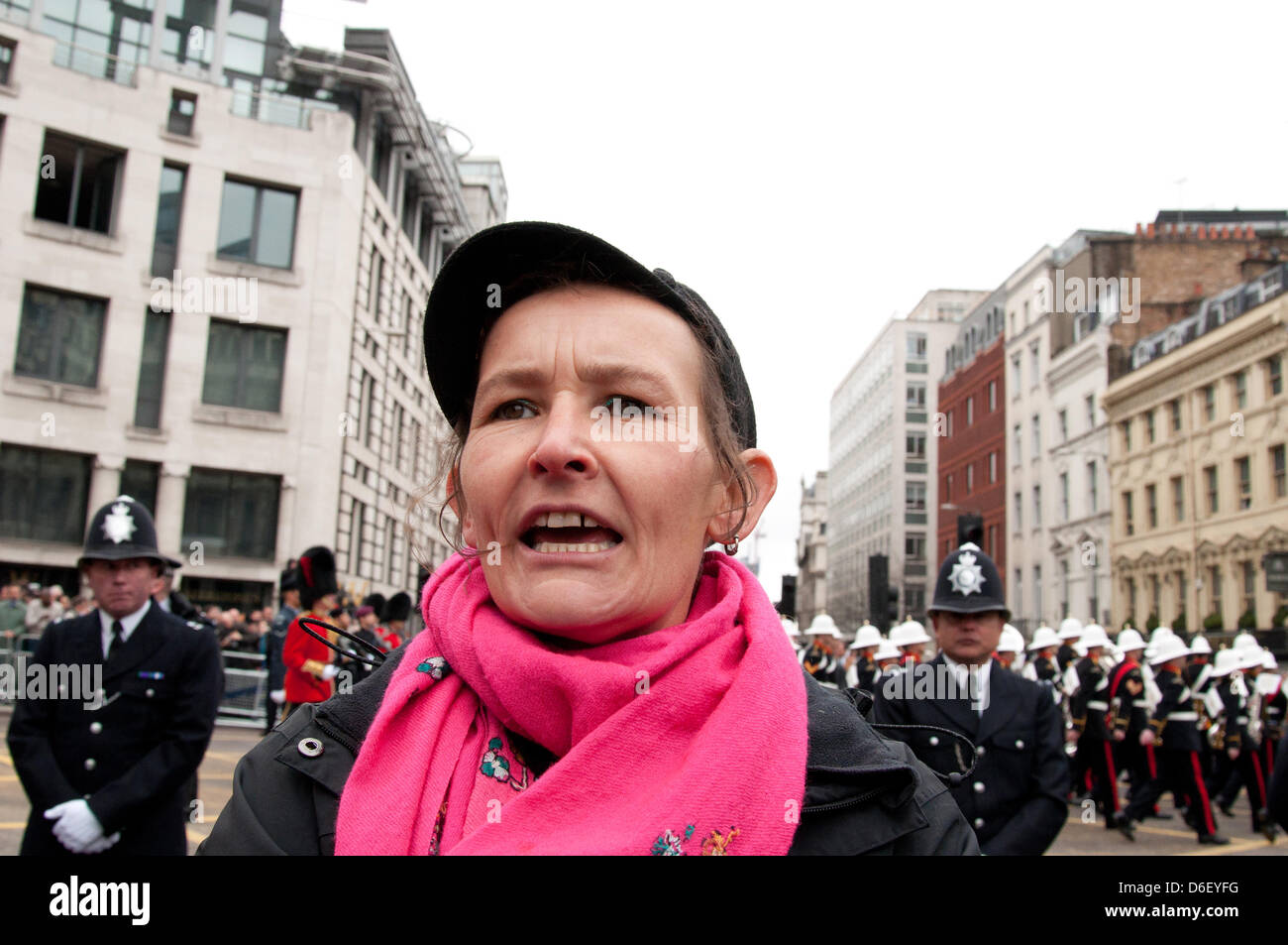 A protest against margaret thatcher hi-res stock photography and images ...