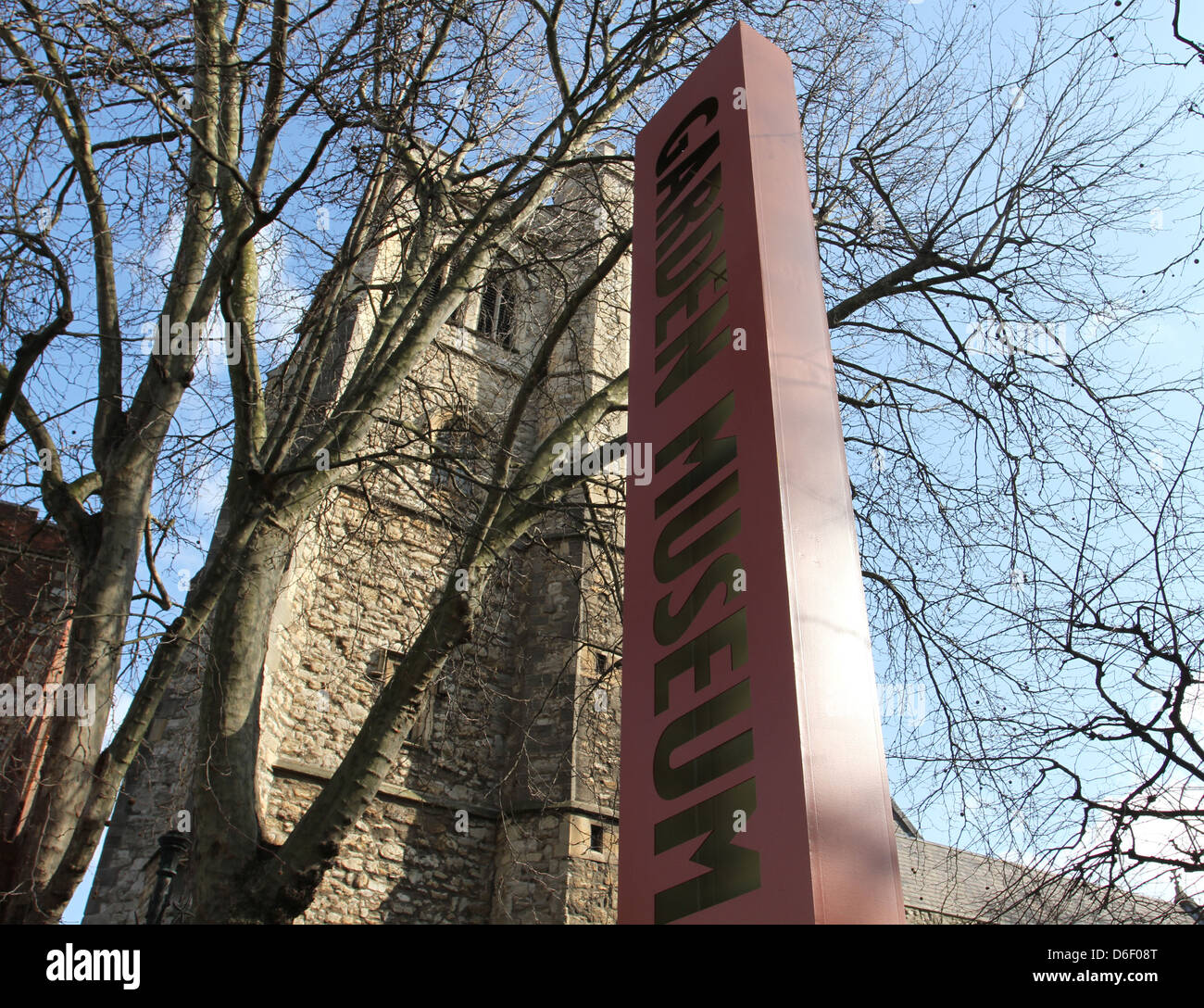 Garden Museum London UK April 2013 Stock Photo - Alamy