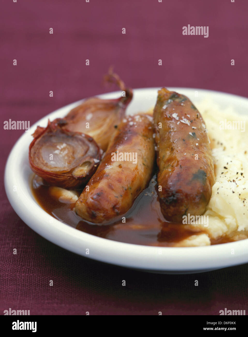 Sausage and mash Stock Photo - Alamy