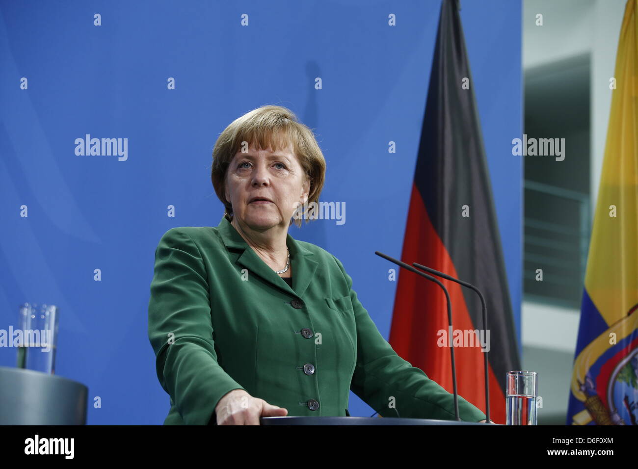 Germany, Berlin. 17th April, 2013. Chancellor Angela Merkel and ...