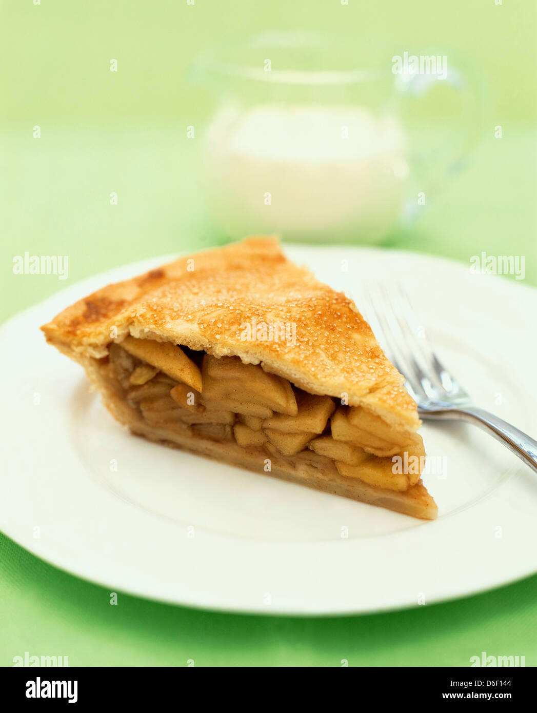 Slice of Apple Pie Stock Photo - Alamy