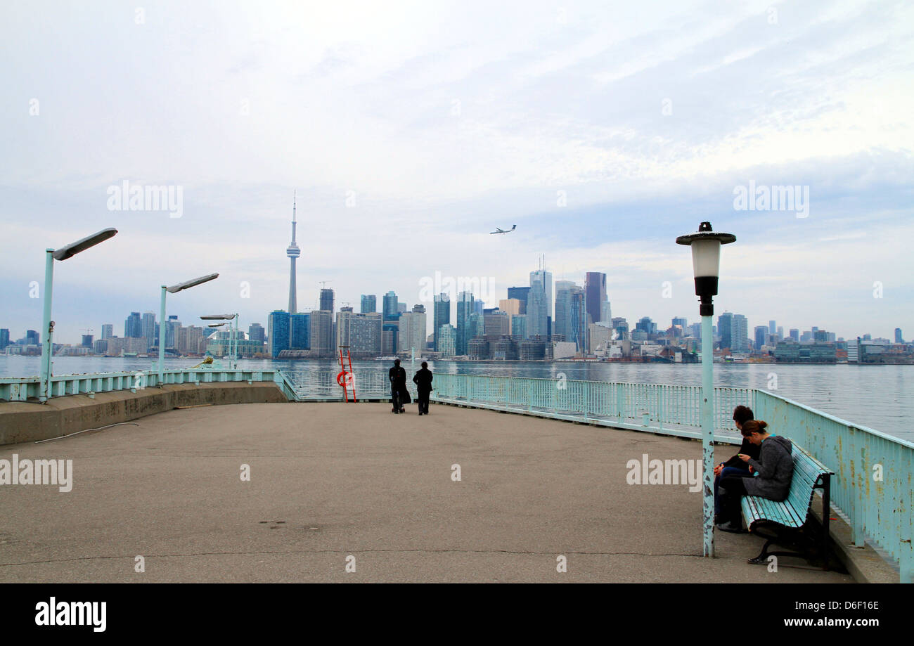 Toronto Skyline From Toronto Islands Stock Photo - Alamy