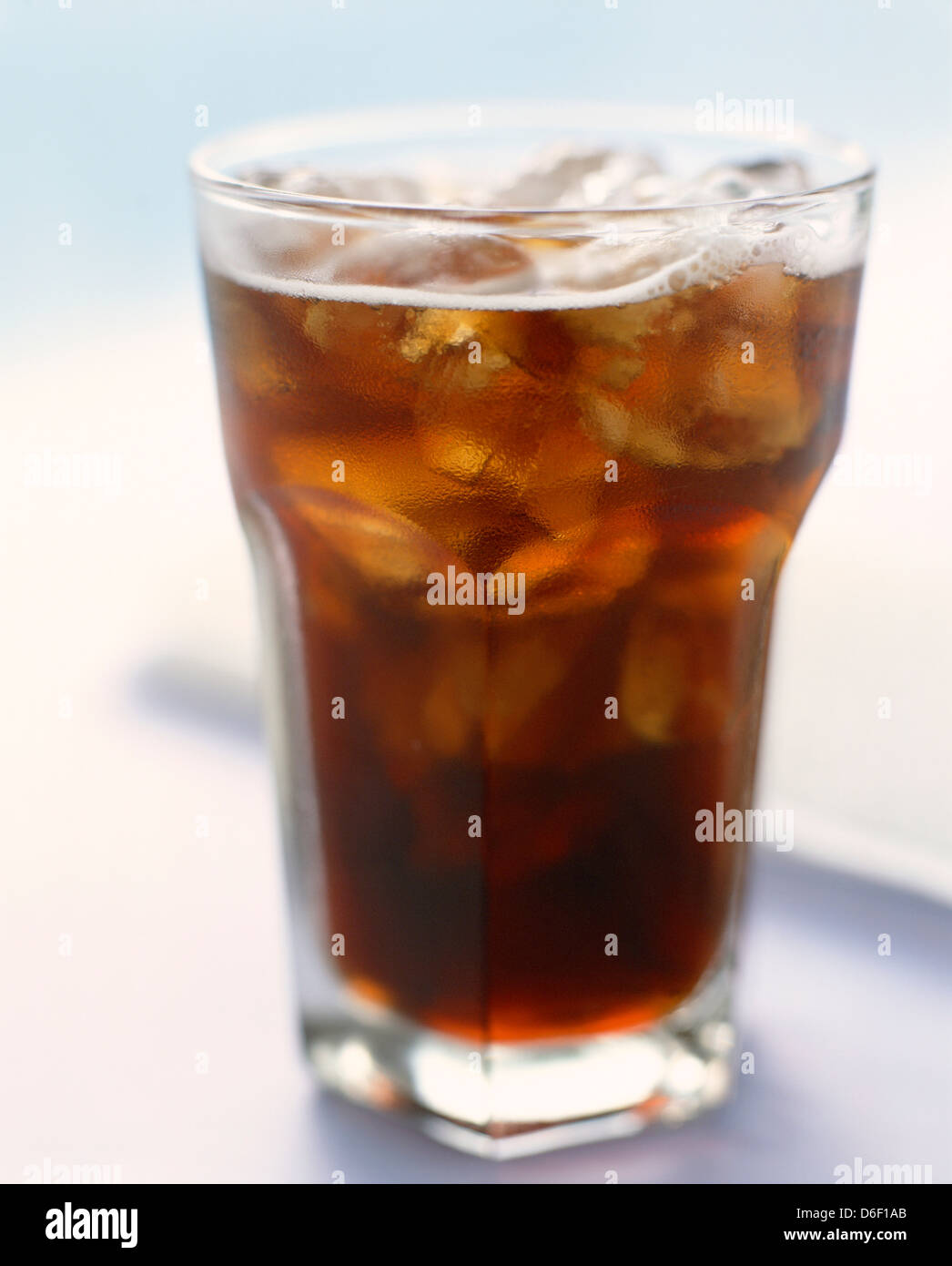 Refreshing glass of cola Stock Photo - Alamy