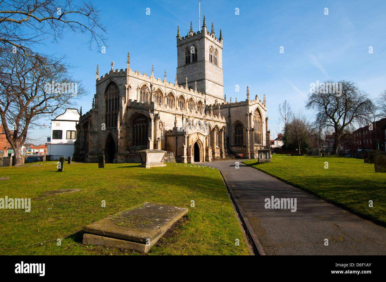 The Church of St Swithun in Retford, Nottinghamshire England UK Stock ...