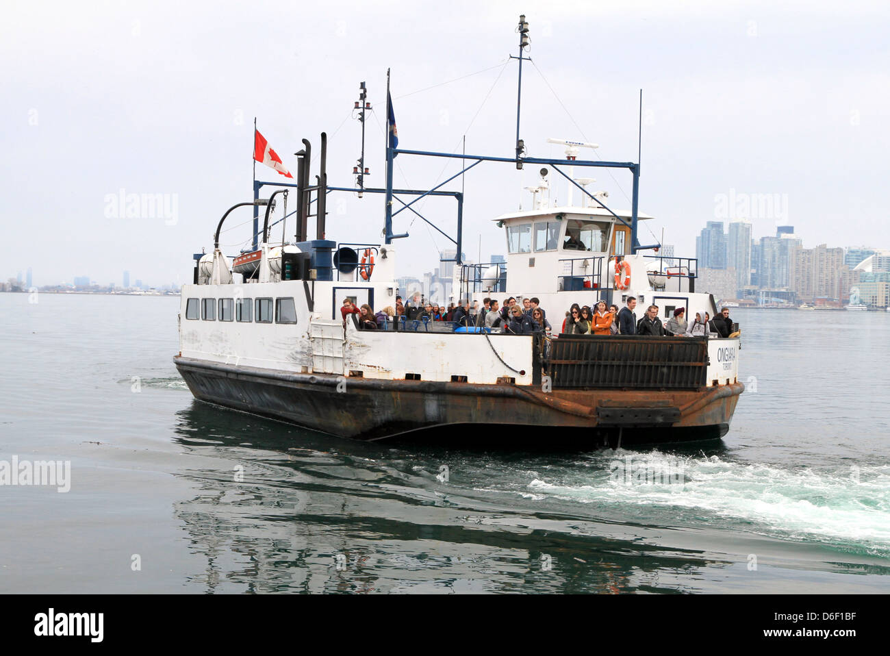 Ferry on Lake Ontario Stock Photo - Alamy