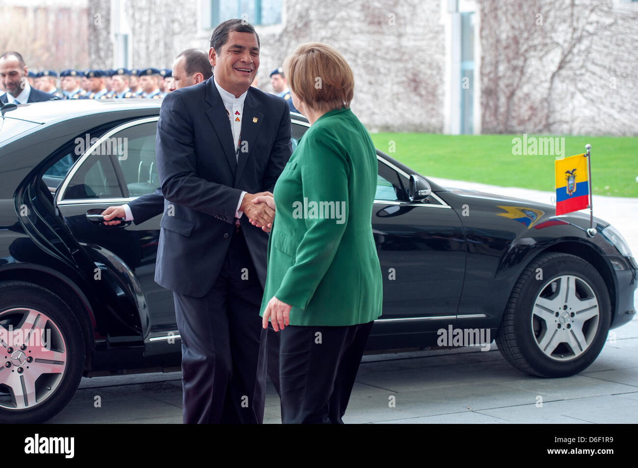 Berlin, Germany. 17th April 2013. German Chancellor Angela Merkel ...