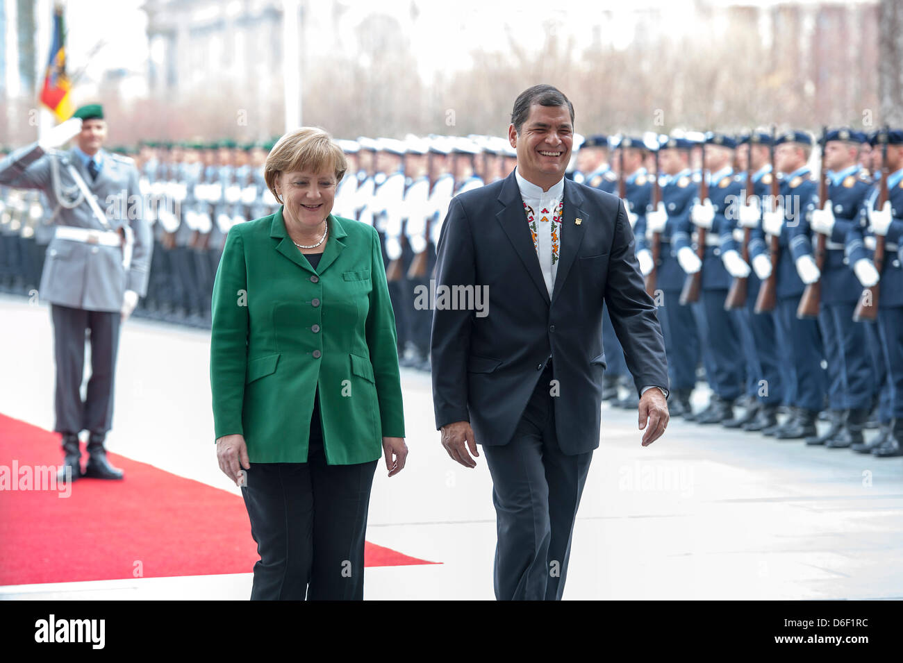 Berlin, Germany. 17th April 2013. German Chancellor Angela Merkel ...