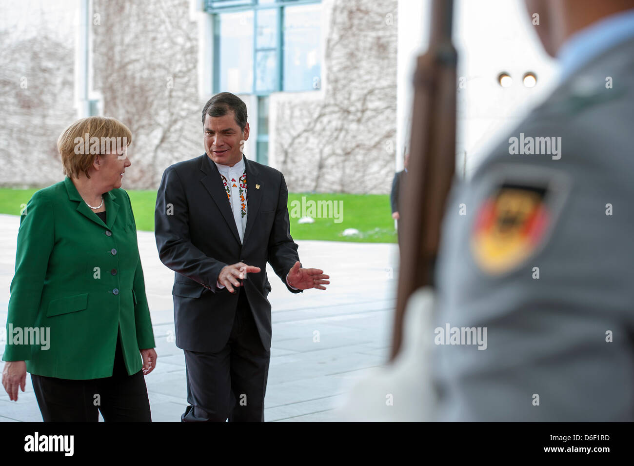 Berlin, Germany. 17th April 2013. German Chancellor Angela Merkel ...
