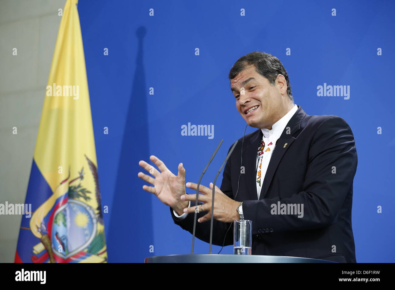 Germany, Berlin. 17th April, 2013. Chancellor Angela Merkel and ...