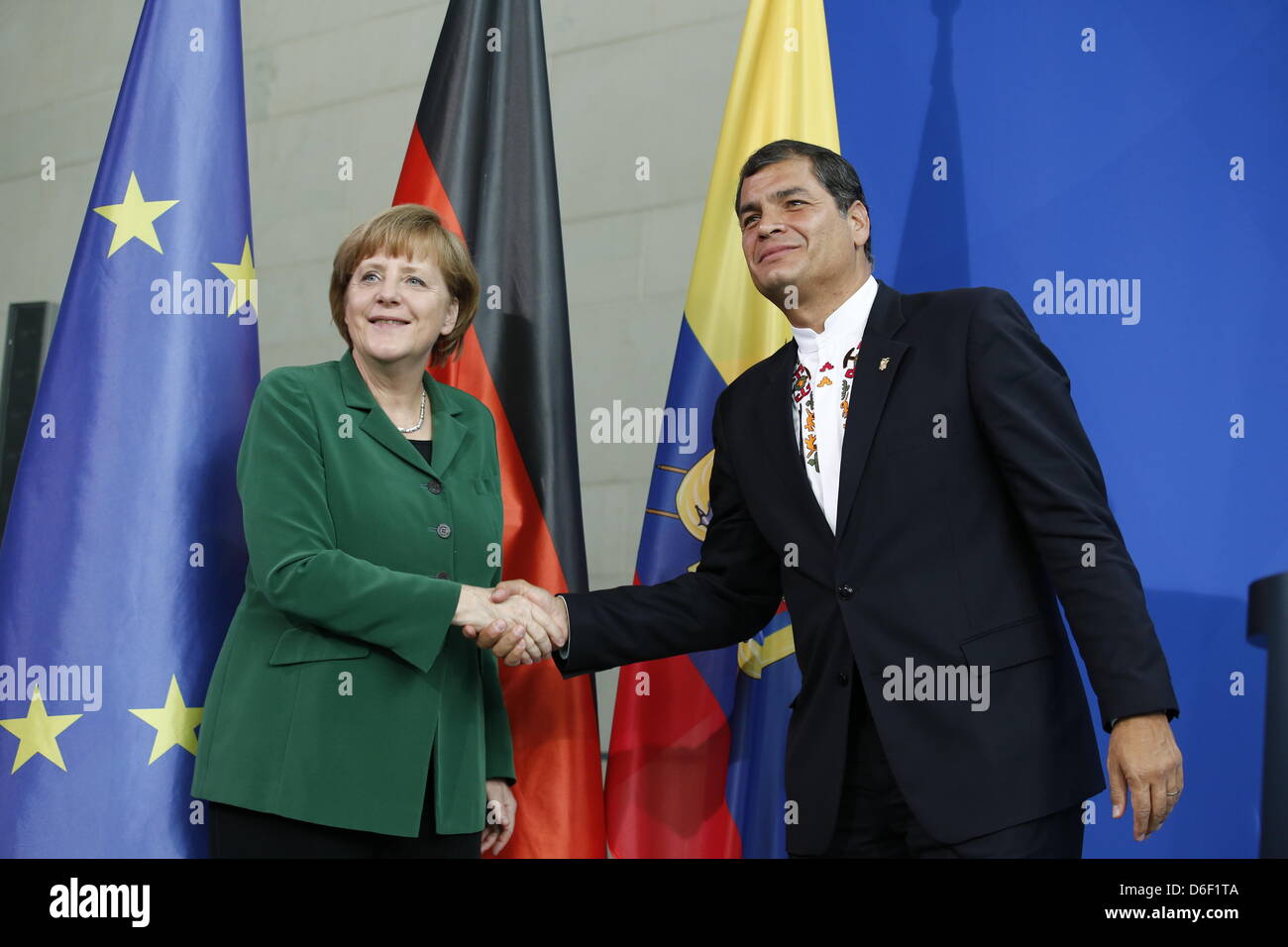 Germany, Berlin. 17th April, 2013. Chancellor Angela Merkel and ...