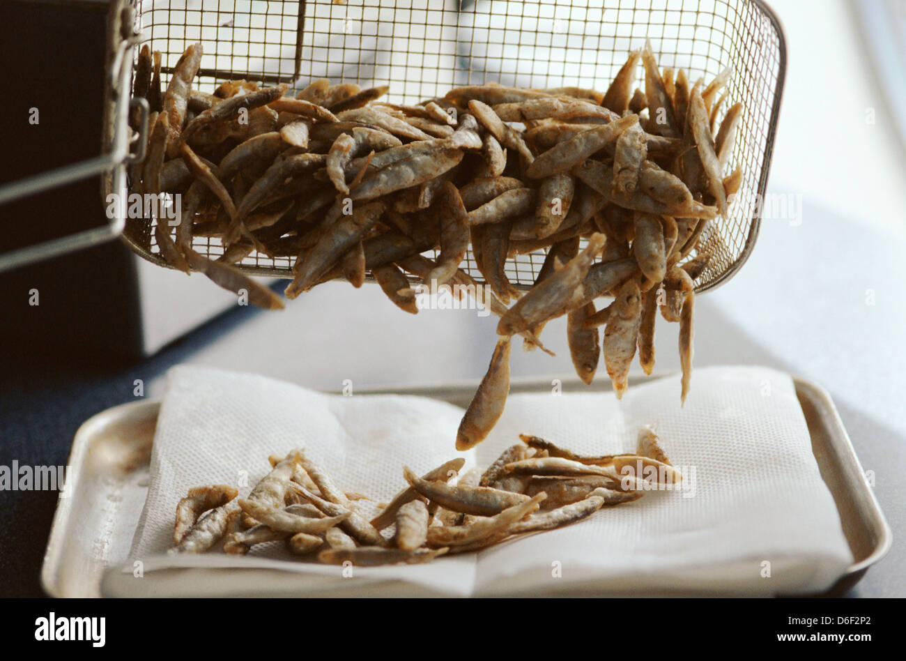Whitebait Cooked Stock Photos & Whitebait Cooked Stock Images - Alamy