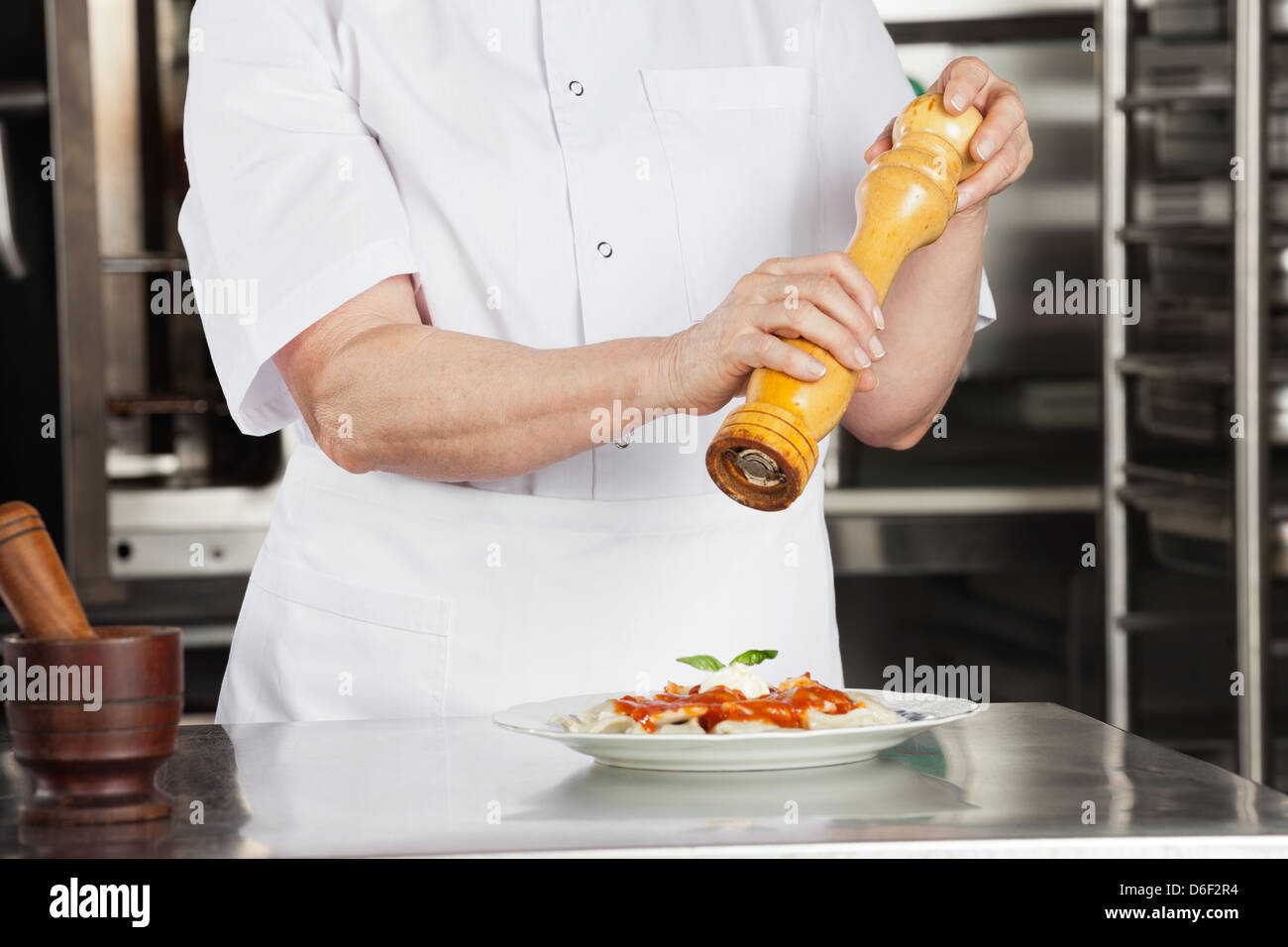 Peppermill woman hi-res stock photography and images - Alamy