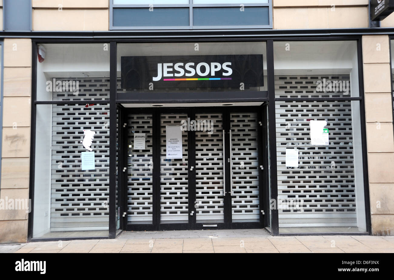 Closed down Jessops Photographic shop in York Yorkshire UK Stock Photo ...