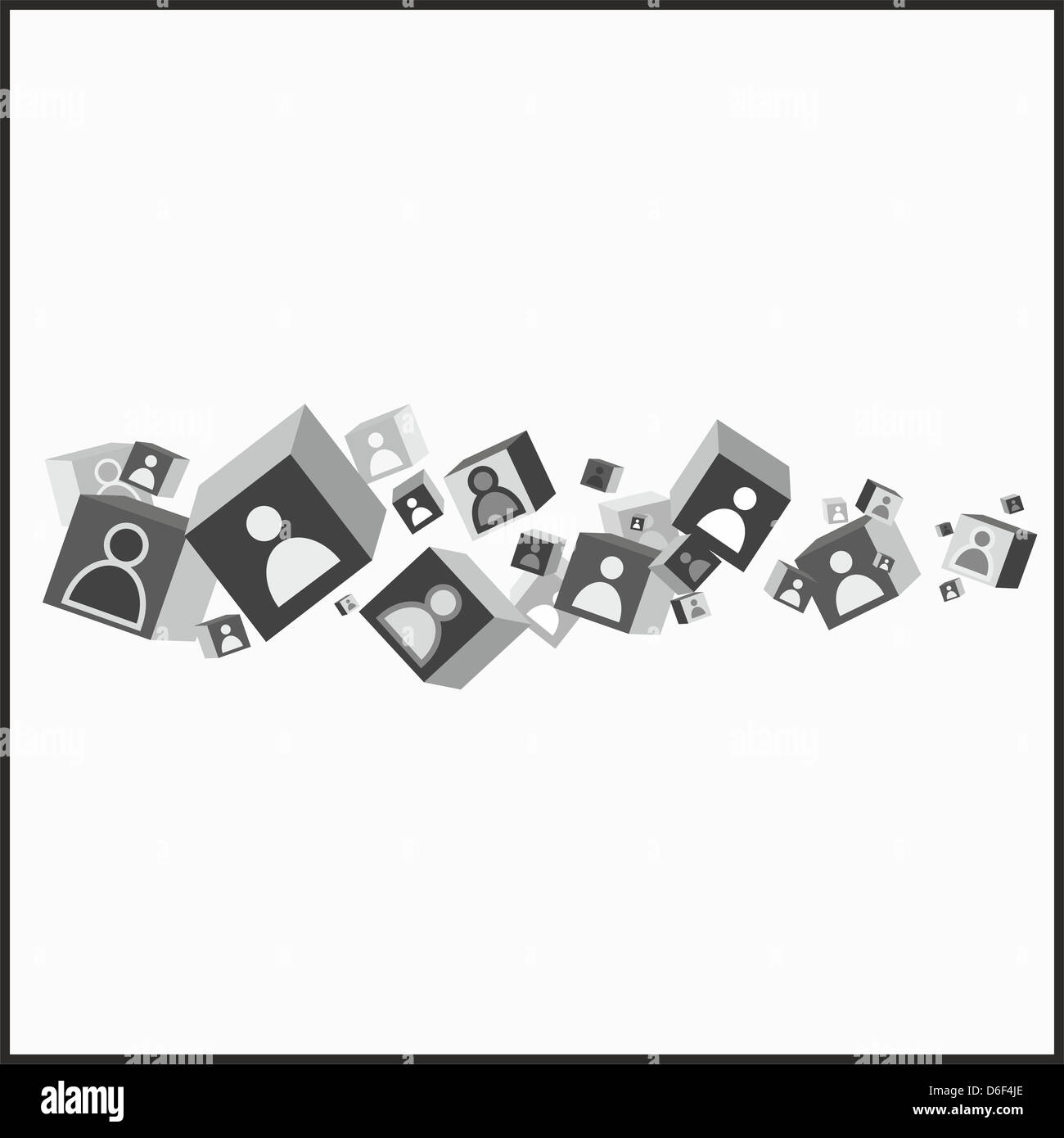 Connecting human Black and White Stock Photos & Images - Alamy