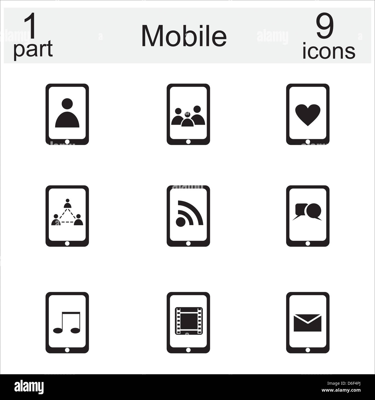 Mobile with envelope Black and White Stock Photos & Images - Alamy