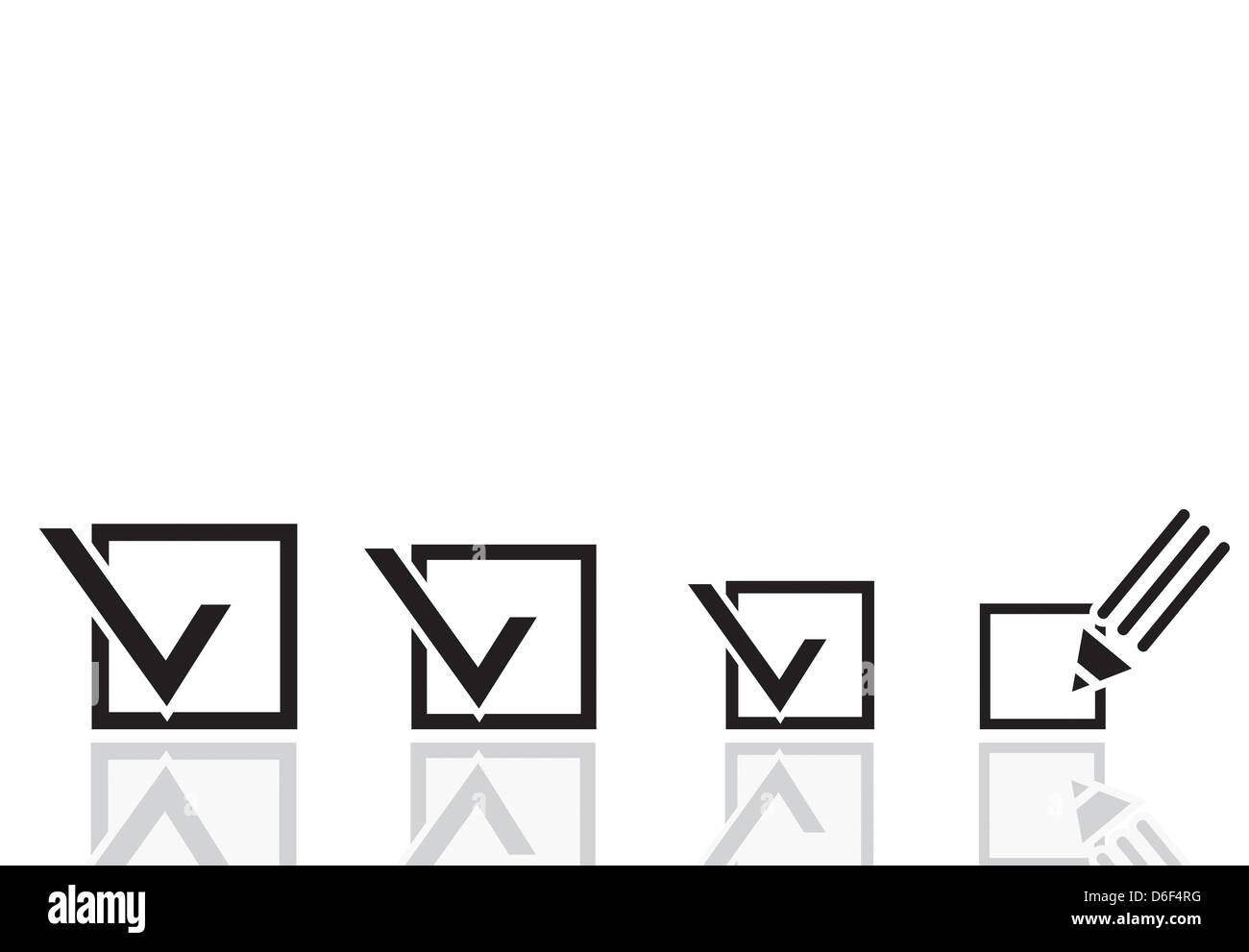 Review document check box hi-res stock photography and images - Alamy