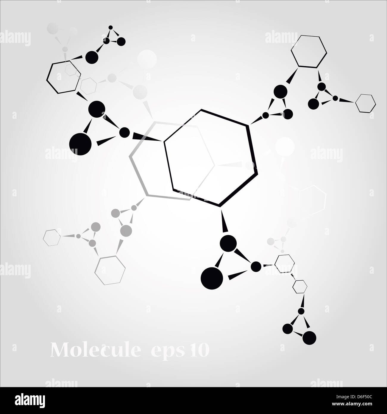 Molecular backgrounds Black and White Stock Photos & Images - Alamy