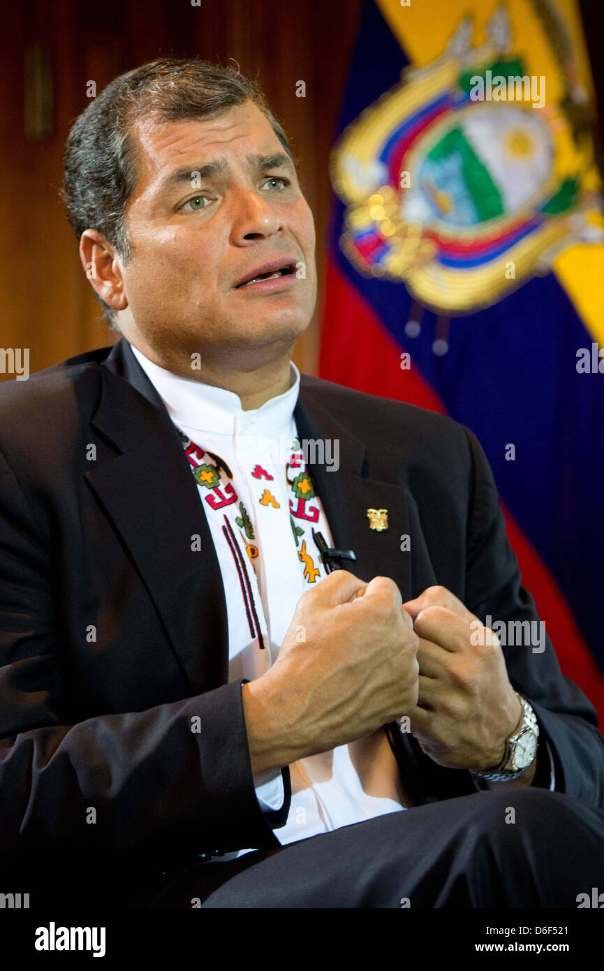 Rafael correa hi-res stock photography and images - Alamy