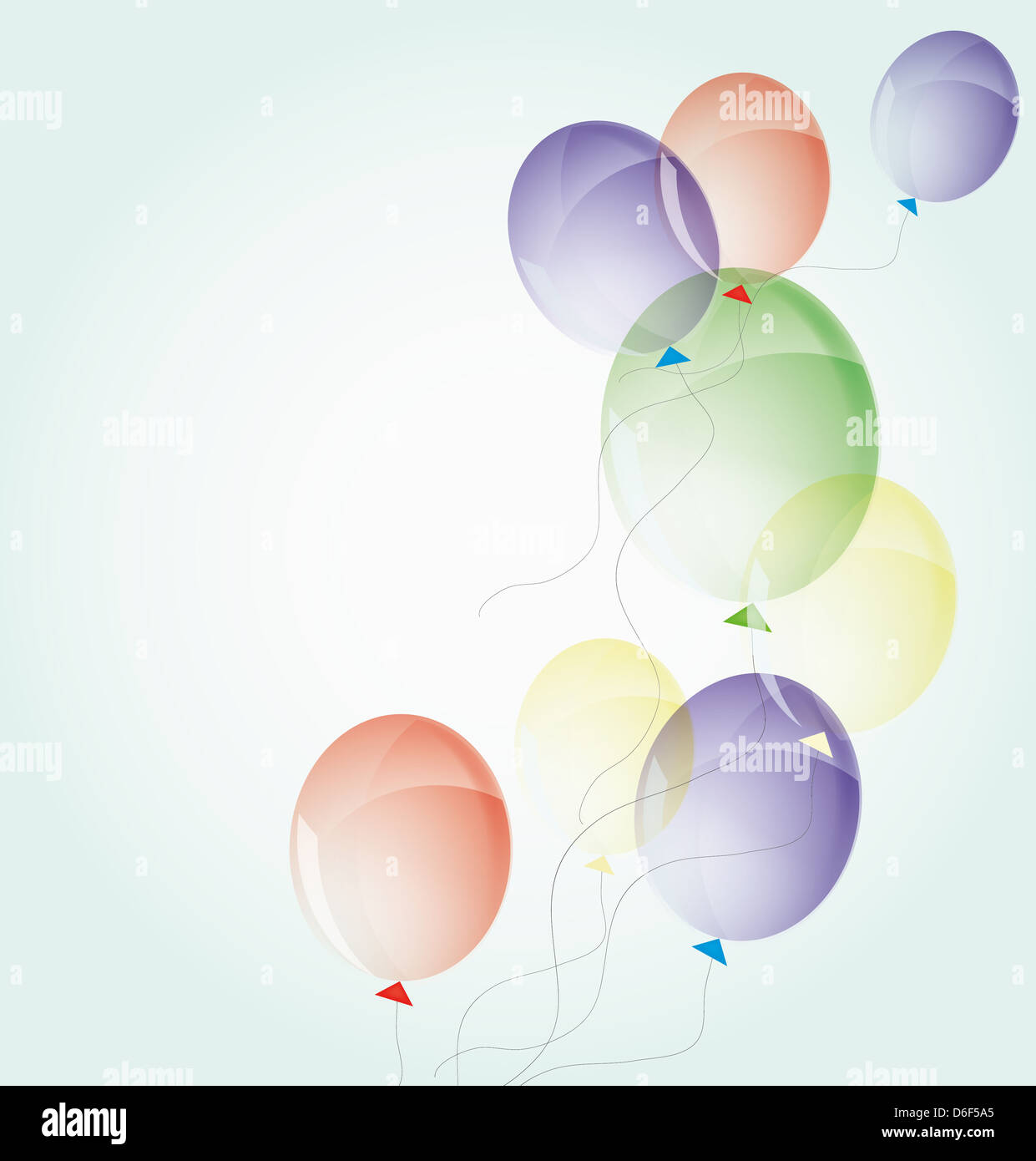 Background with colorful balloons Stock Photo - Alamy