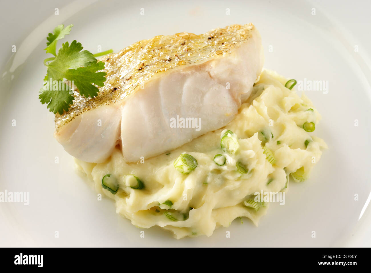 Cod and Mash Stock Photo - Alamy