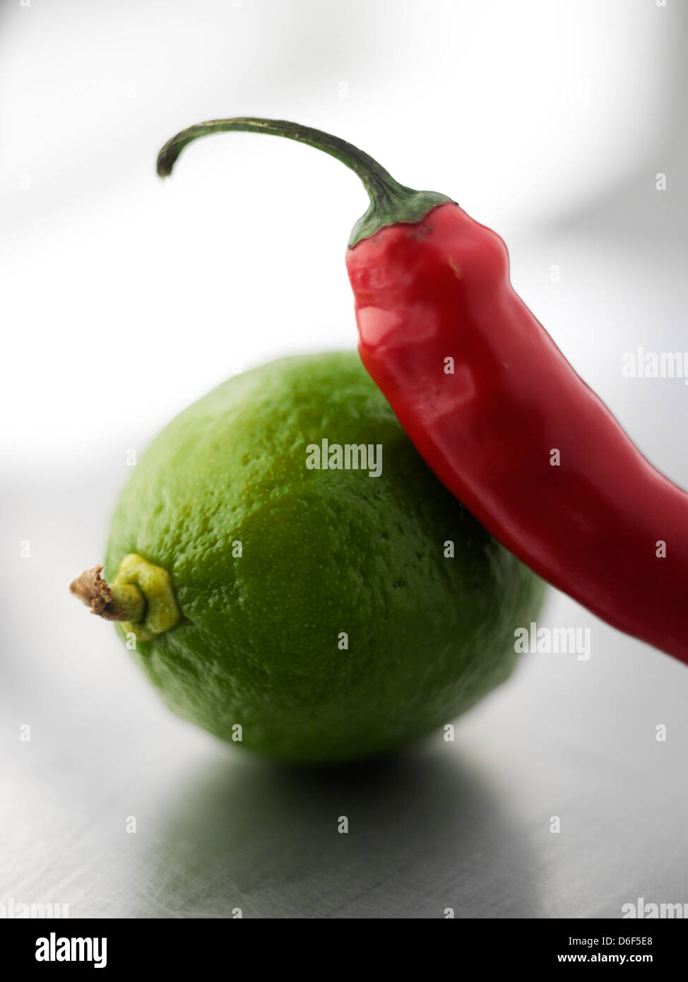 Chilli and Lime Stock Photo - Alamy