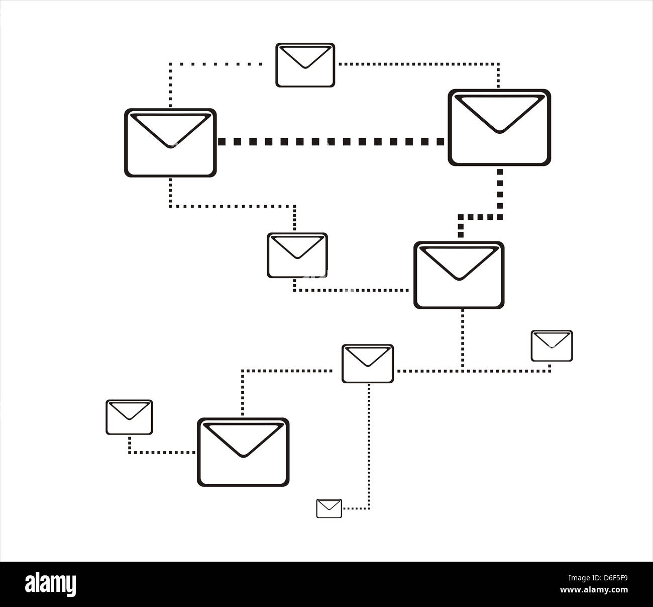 Push mail Black and White Stock Photos & Images - Alamy