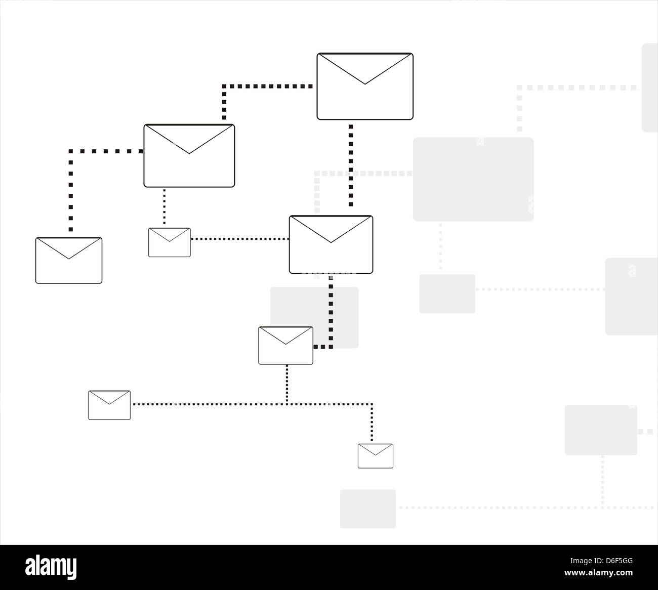 Connection letter Black and White Stock Photos & Images - Alamy