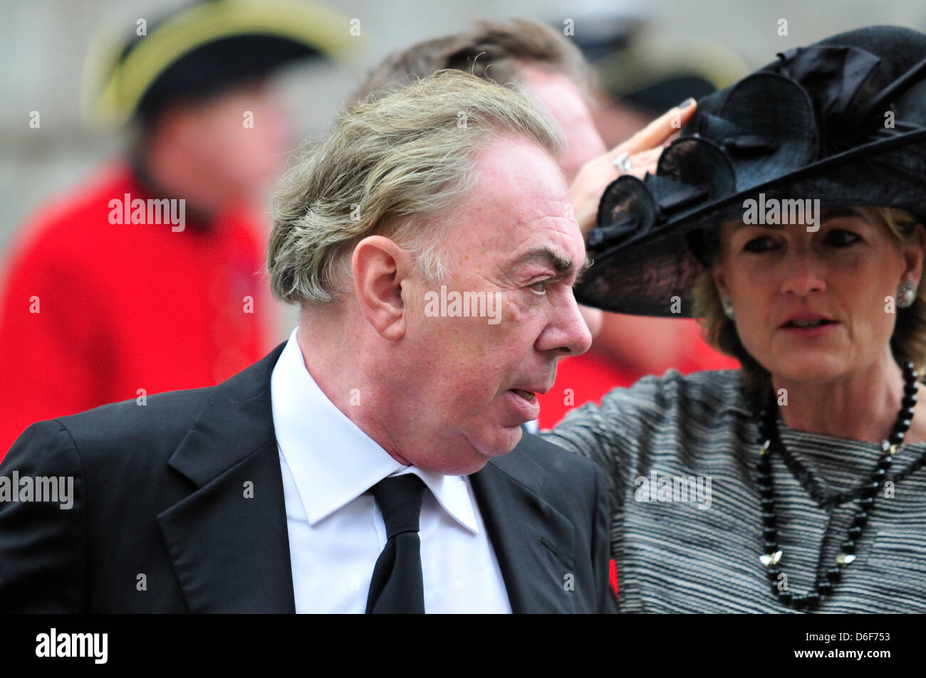 Lord Andrew Lloyd Webber with Lady Lloyd Webber (Sarah Hugill) at ...