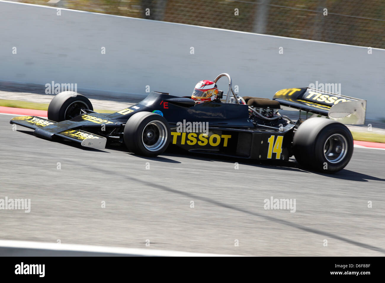 FIA Masters Historic Formula One race at Montmelo 12th April 2013 ...