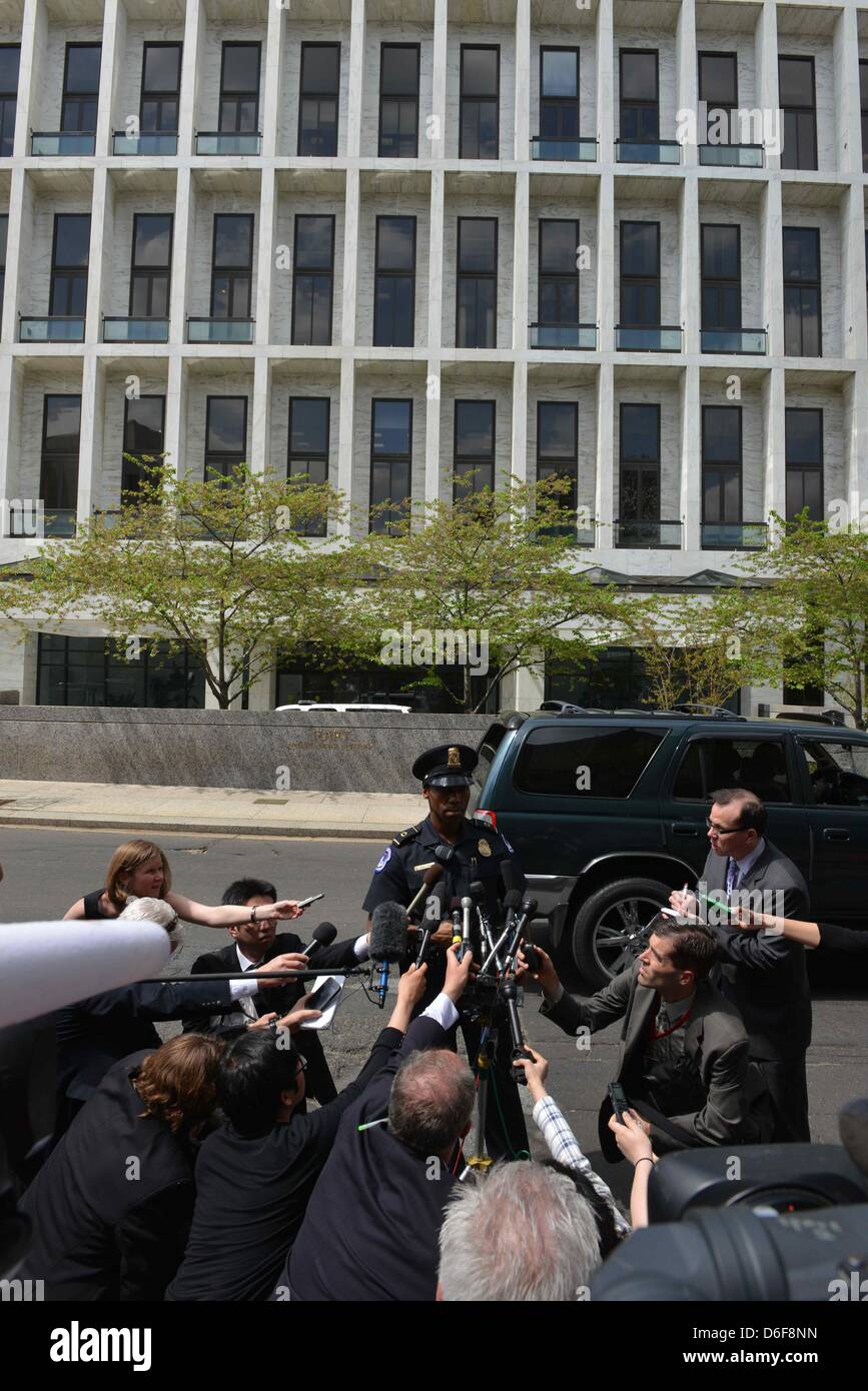 Washington, DC, USA. 17th April, 2013. Capitol Police spokesman ...