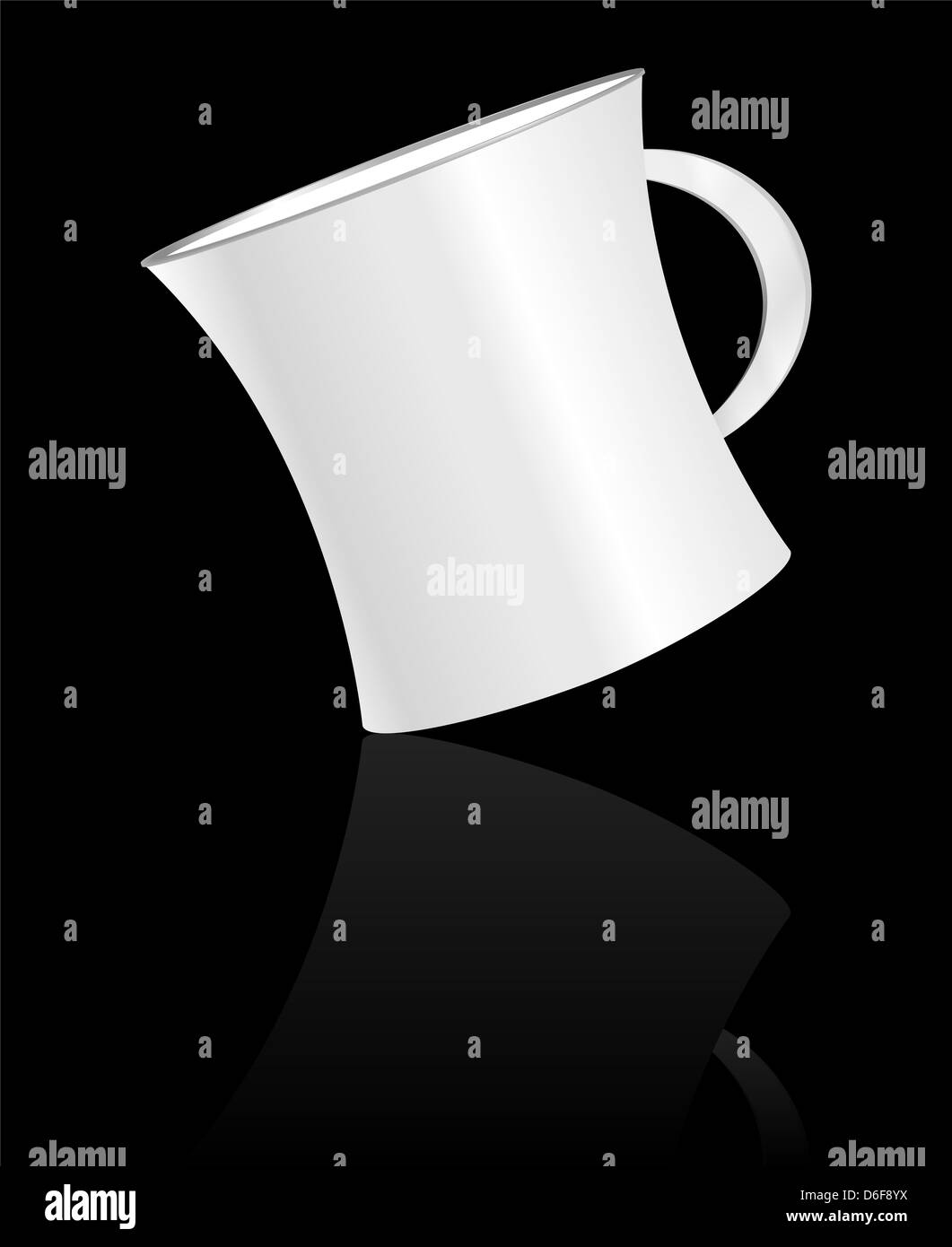 Coffee ceramic cup Black and White Stock Photos & Images - Alamy