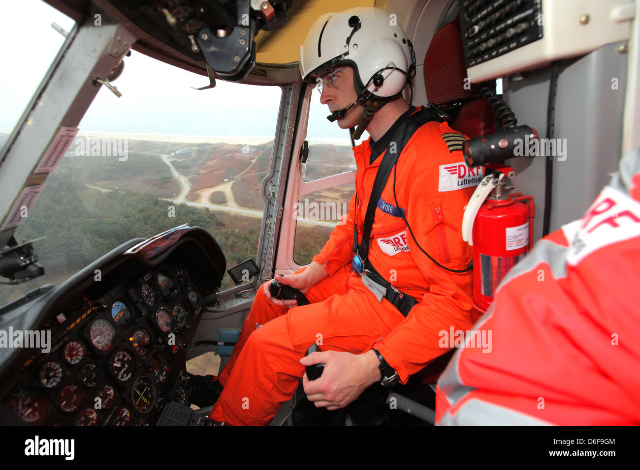Flensburg, Germany, DRF station chief pilot Juergen Voiss the rescue ...