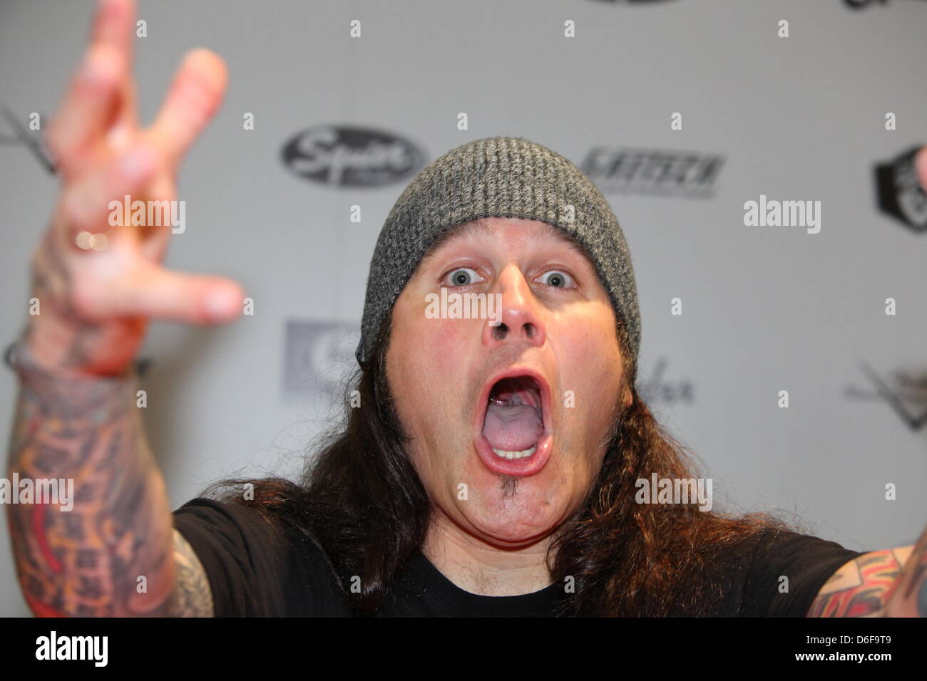 The guitarist of the US-band Machine Head, Phil Demmel, attends at the ...