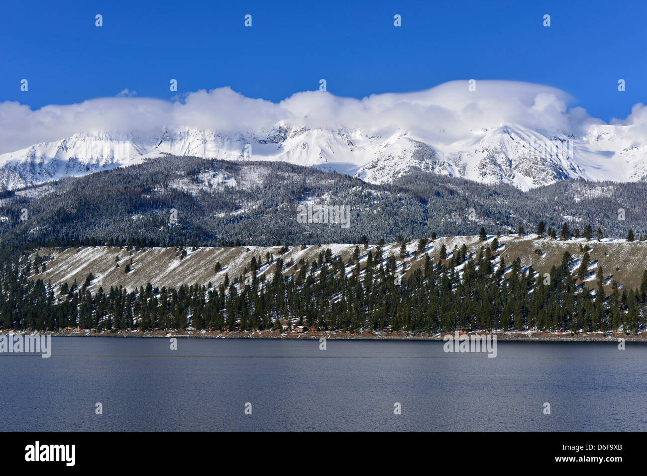 Wallowa Lake and the Wallowa Mountains, Oregon Stock Photo - Alamy