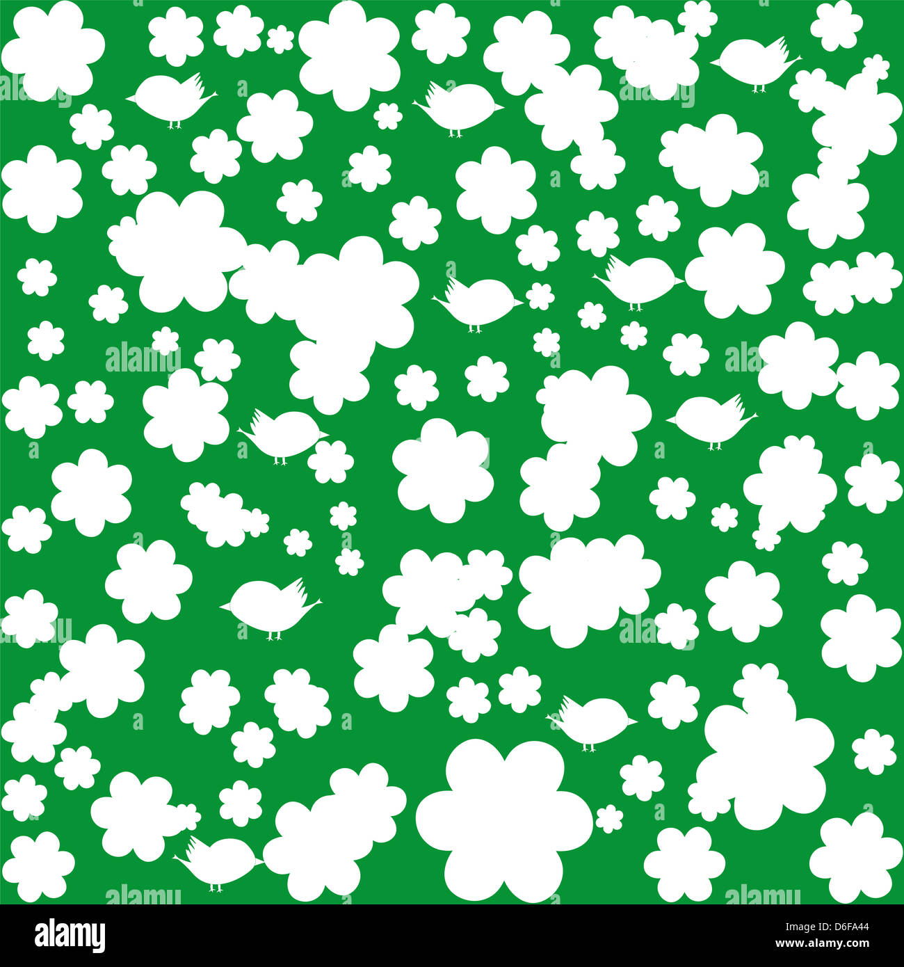 Seamless pattern birds hi-res stock photography and images - Alamy