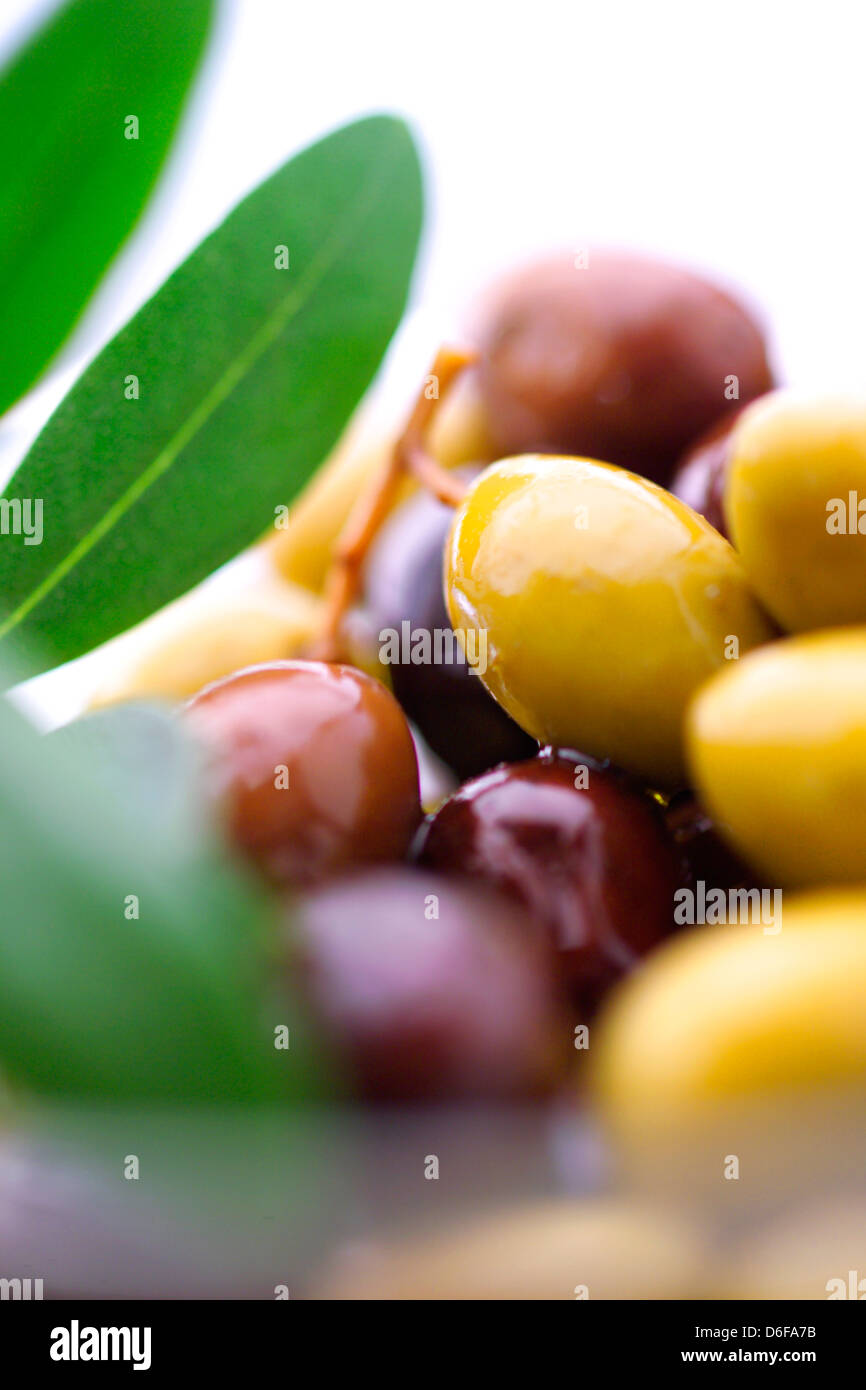 Mixed olive fruits hi-res stock photography and images - Alamy