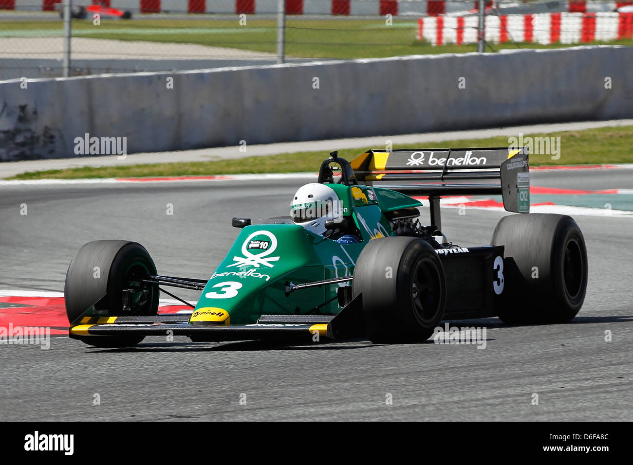 FIA Masters Historic Formula One race at Montmelo 12th April 2013 - Ian ...