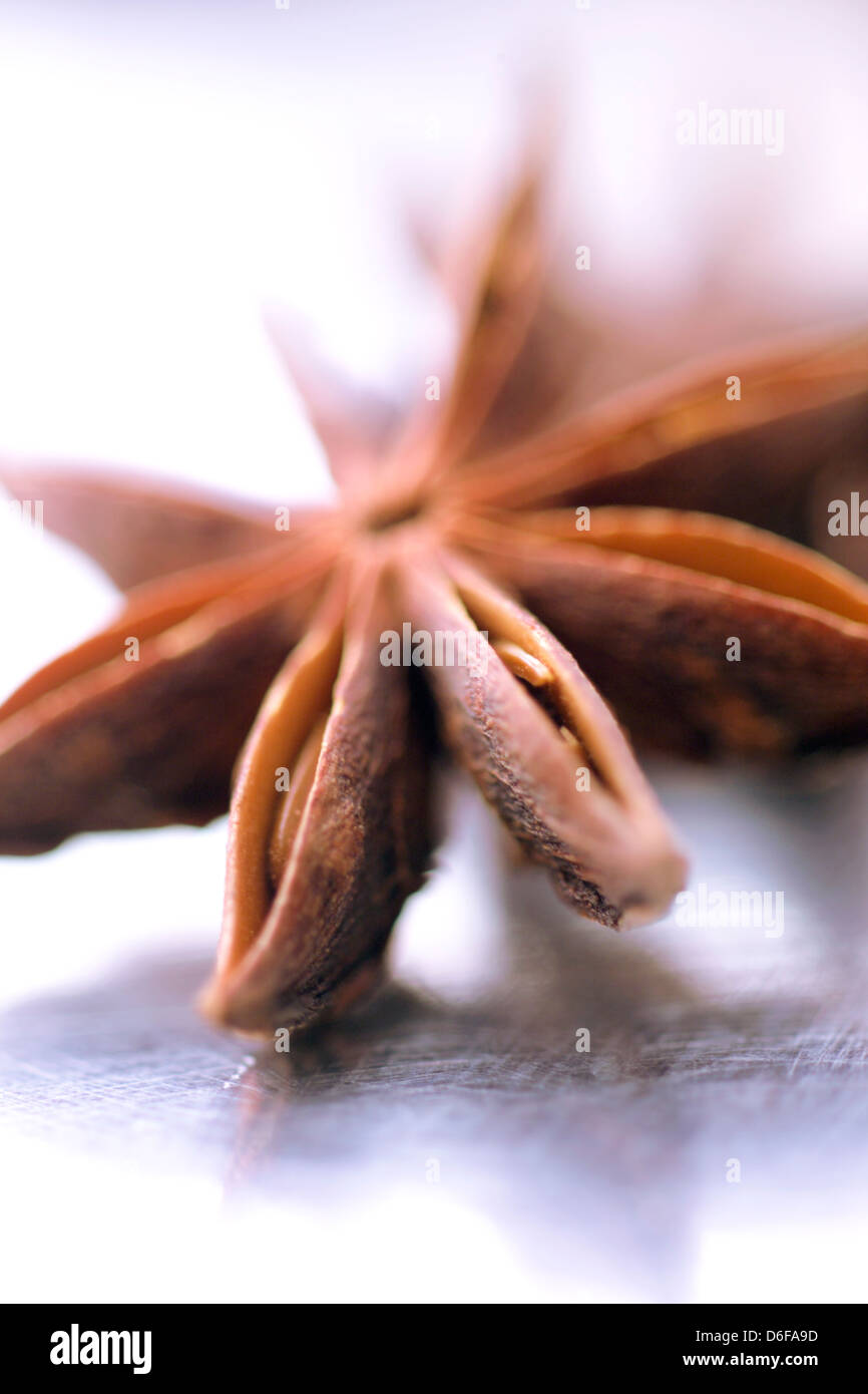 Close-up of Star Anise Stock Photo - Alamy