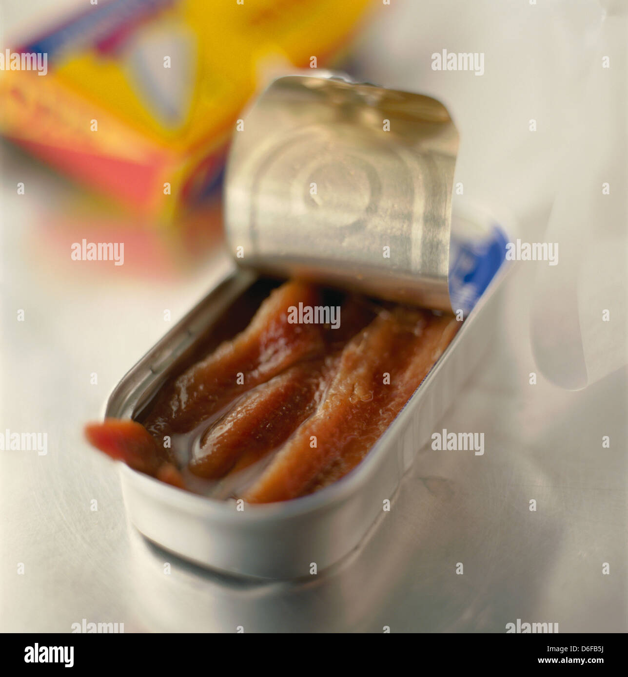 Tinned anchovy fillets hi-res stock photography and images - Alamy