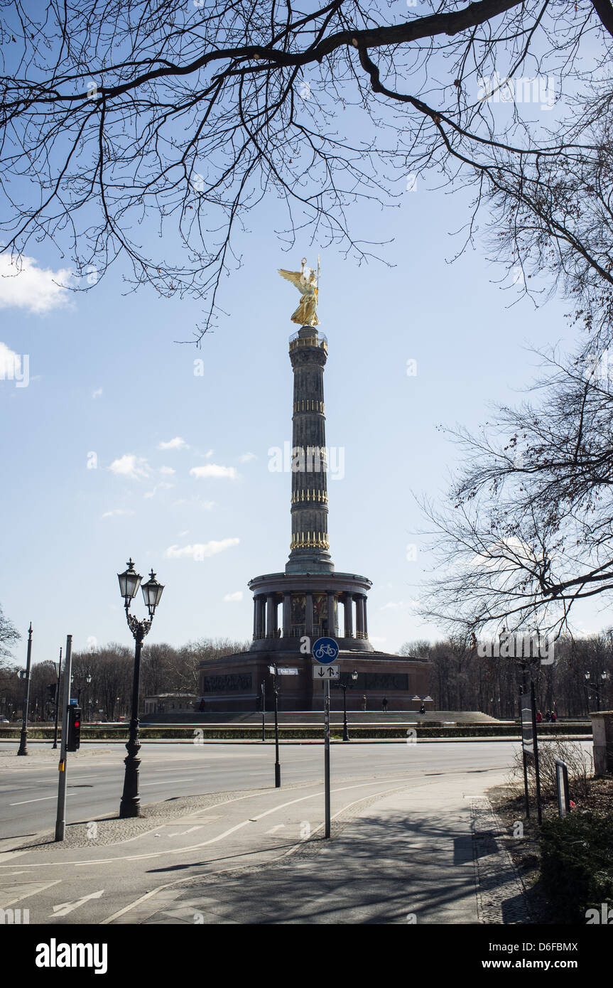General view of the Victory Column in Berlin Germany Stock Photo - Alamy