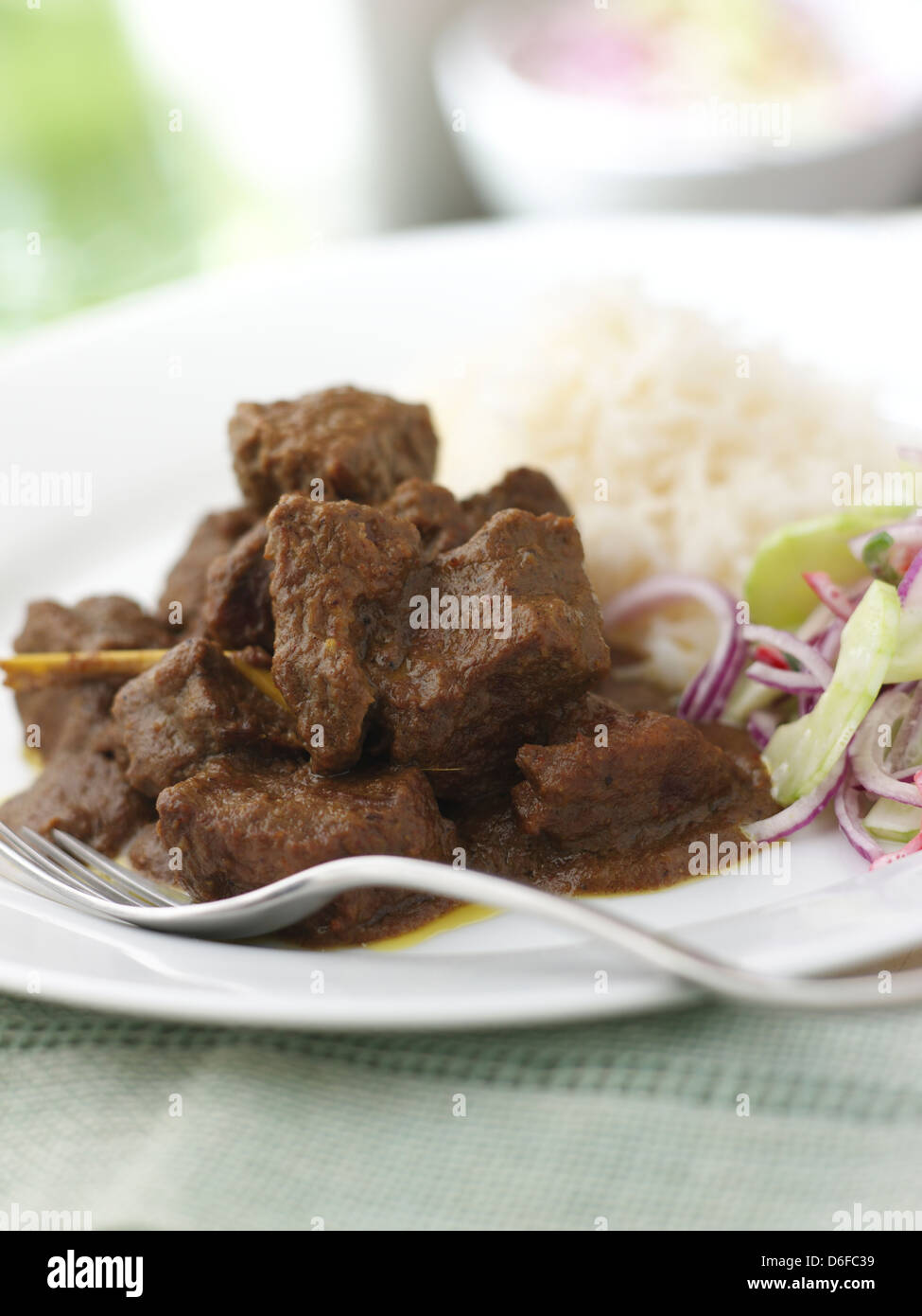 Beef rendang rice hi-res stock photography and images - Alamy