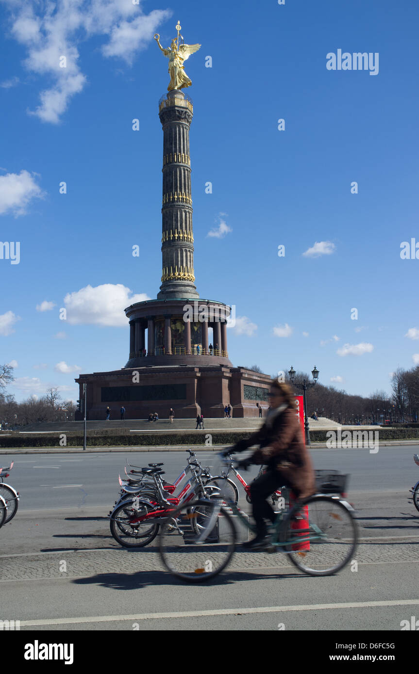 General view of the Victory Column in Berlin Germany Stock Photo - Alamy