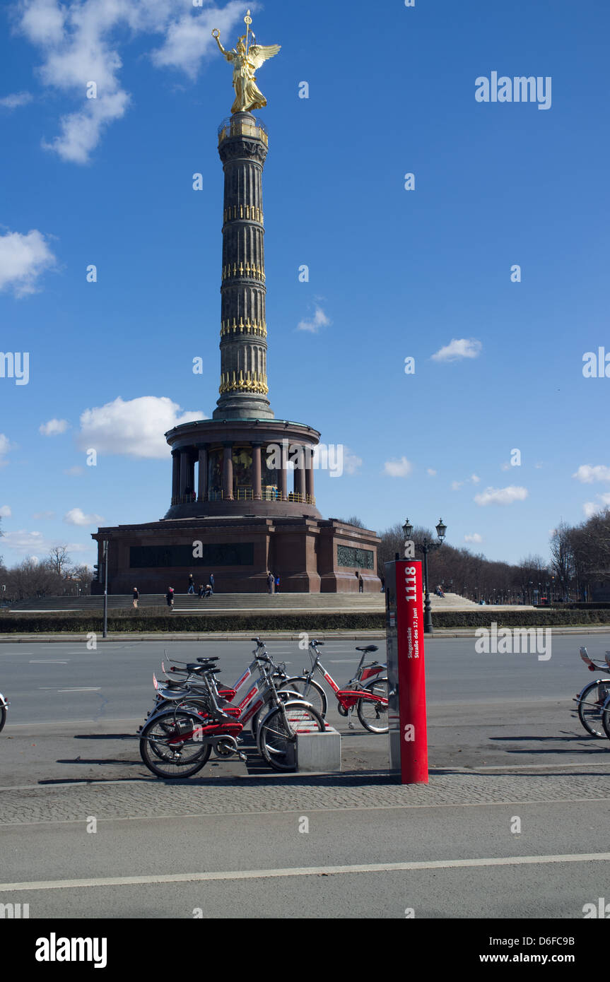 General view of the Victory Column in Berlin Germany Stock Photo - Alamy