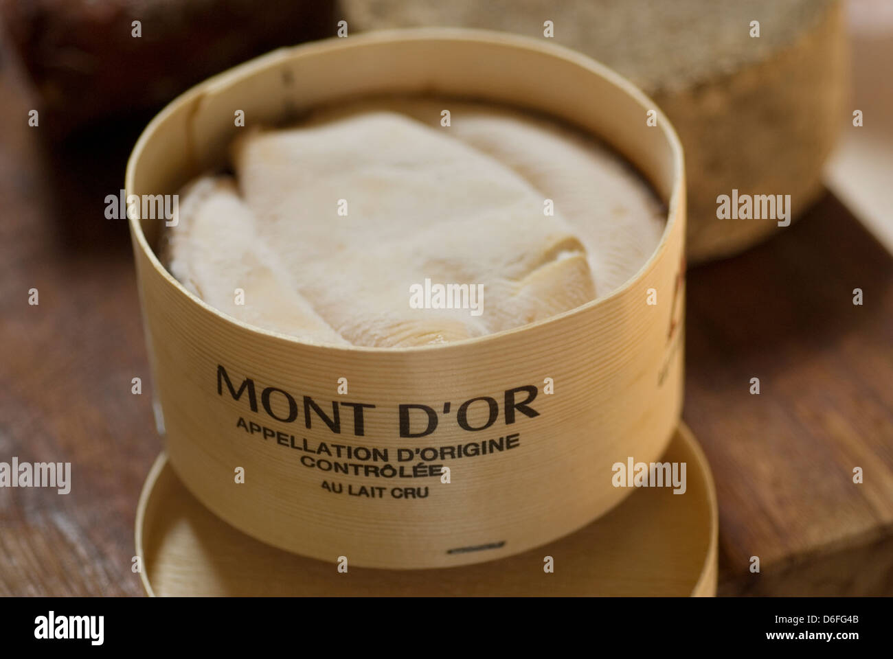 Mont d'Or Cheese Stock Photo - Alamy