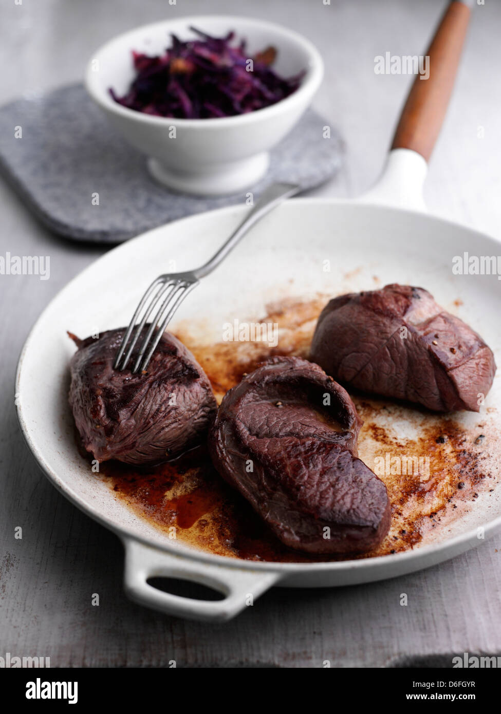 Venison Haunch Steak Stock Photo - Alamy