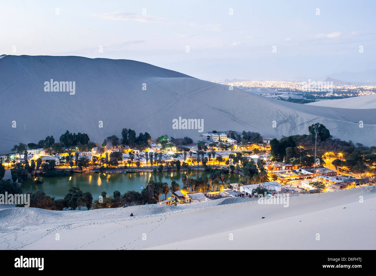 Huacachina Oasis. Ica, Department of Ica, Peru Stock Photo - Alamy