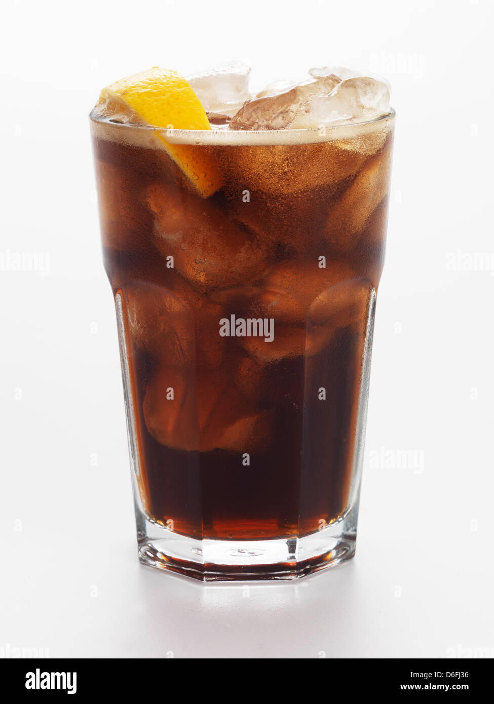 Coca Cola in glass Stock Photo - Alamy